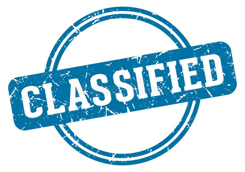 Classified stamp stock vector. Illustration of seal - 349492730