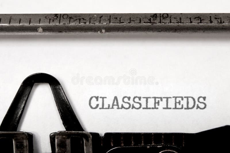 Classifieds stock image. Image of news, classifieds, vacancies - 26752467