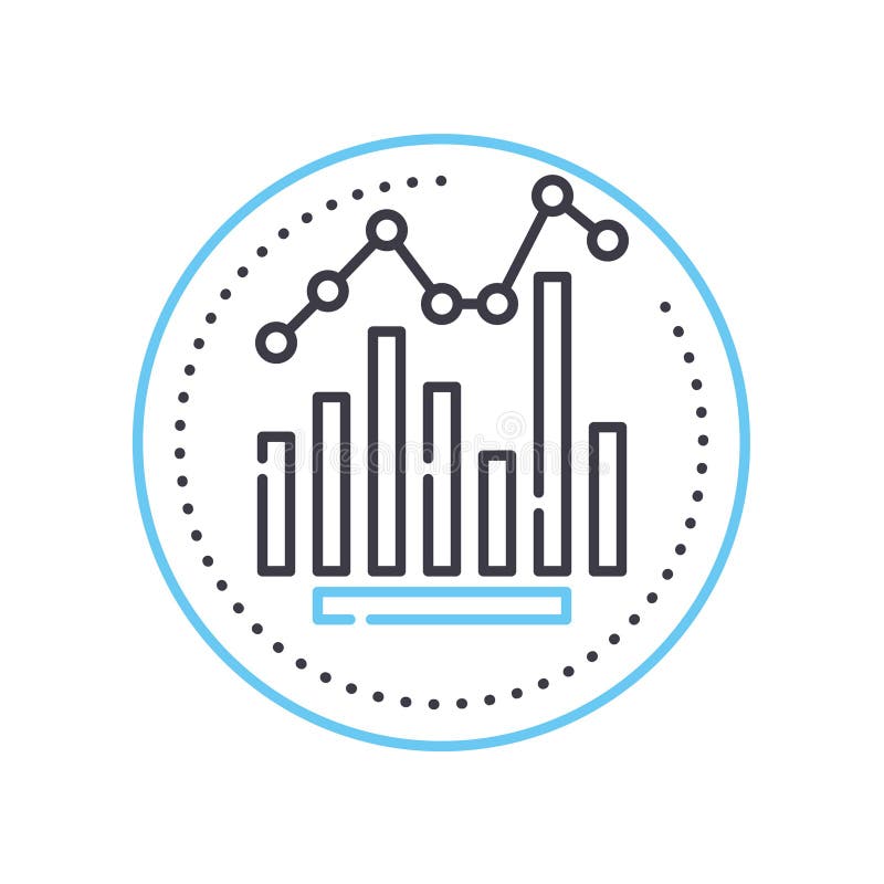 Classify Line Icon, Outline Symbol, Vector Illustration, Concept Sign ...