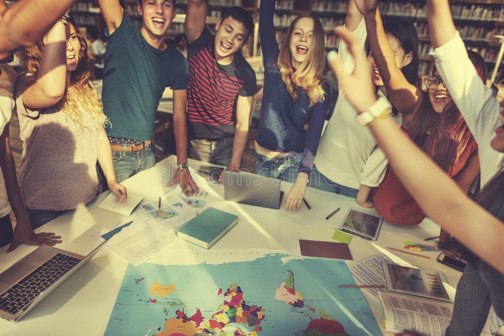Classmate Celebrate Team Group Community Concept Stock Photo - Image of ...