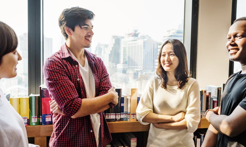 Classmate Classroom Sharing International Friend Concept Stock Image ...