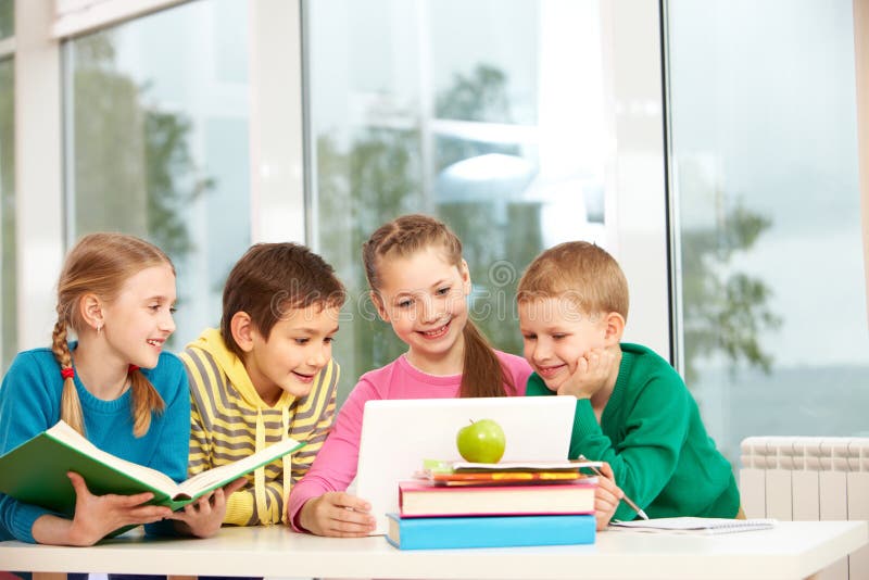 Classmates in school stock photo. Image of elementary - 22015986