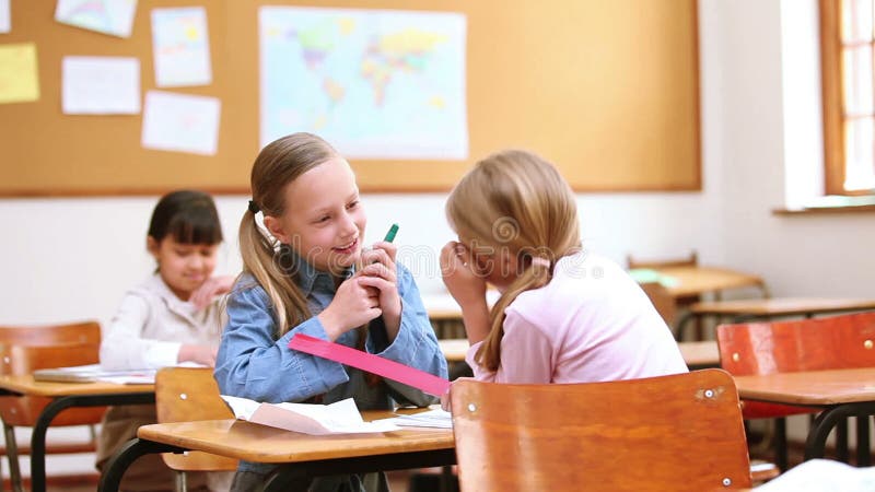 Classmates Talking Together Stock Footage - Video of ruler, length ...