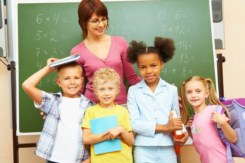 Young teacher stock image. Image of chalkboard, adult - 10661931