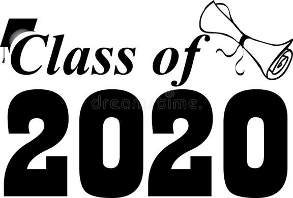 Class of 2020 Graduating Class Stock Illustration - Illustration of ...