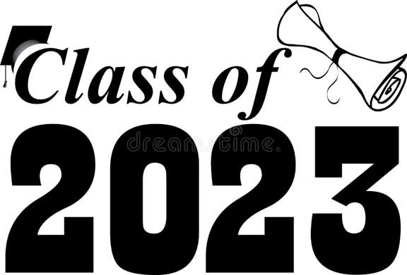 Class of 2023 cap stock illustration. Illustration of ceremony - 247497570