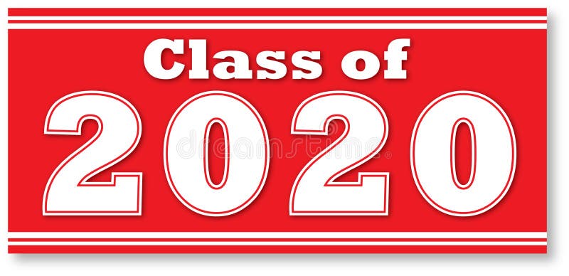 Class of 2020 Script with Diploma Stock Vector - Illustration of ...