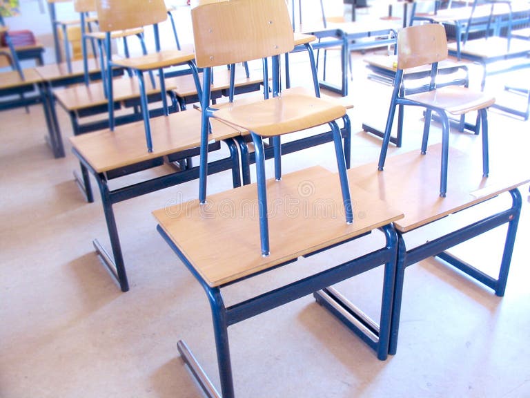 Classroom stock image. Image of desks, school, teaching, learn - 4573