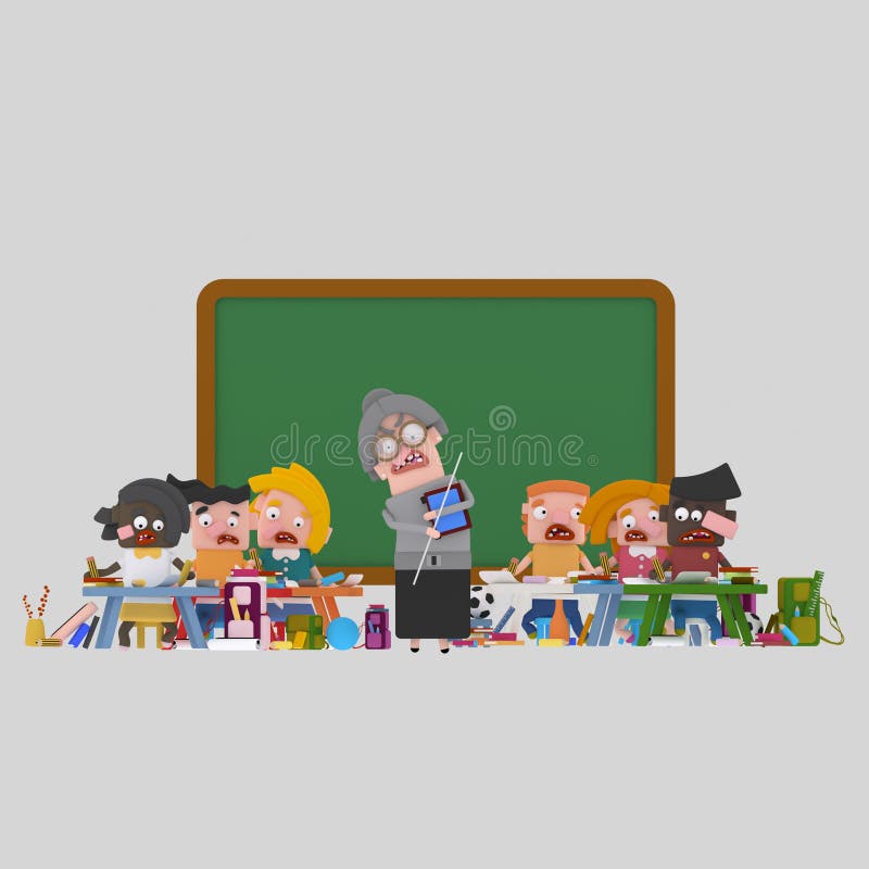 Angry Teacher Stock Illustrations – 1,134 Angry Teacher Stock ...