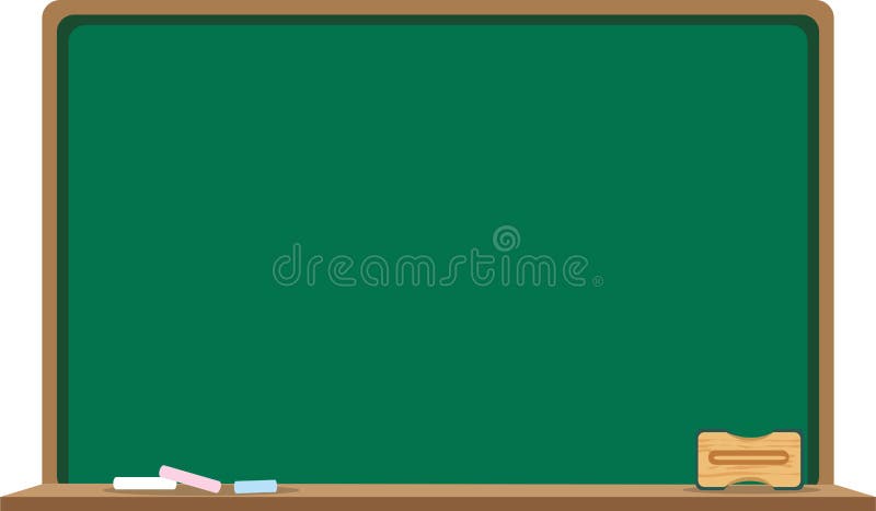 Classroom Blackboard Illustration Stock Vector - Illustration of ...