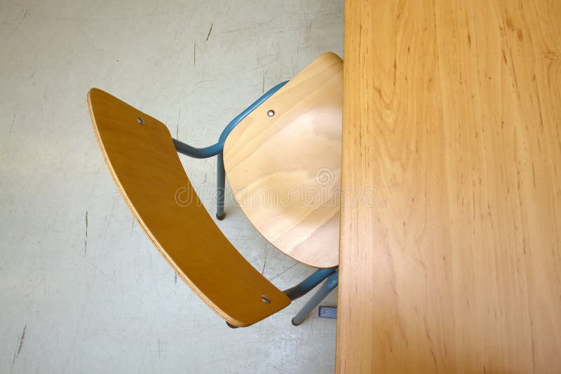 Classroom chair and desk stock image. Image of training - 4088409