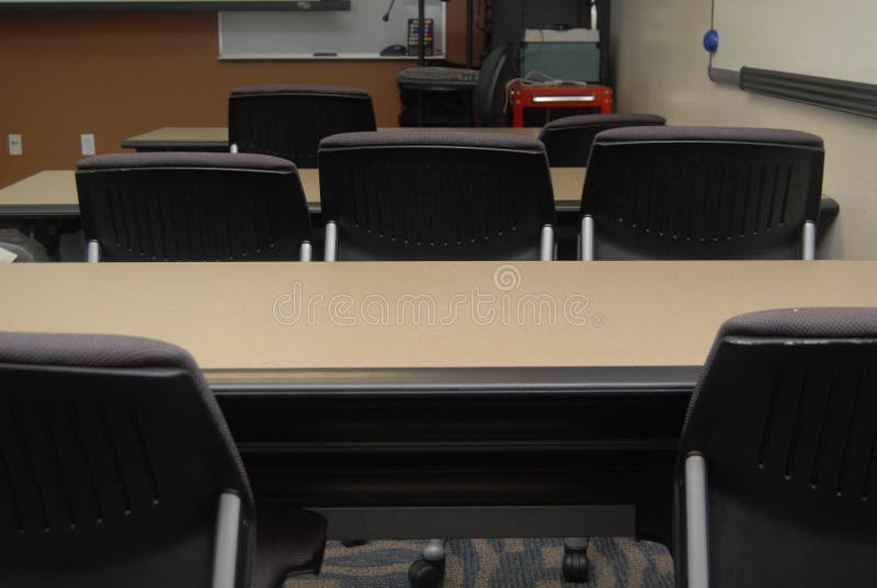 Classroom chairs stock image. Image of meeting, classroom - 71697041