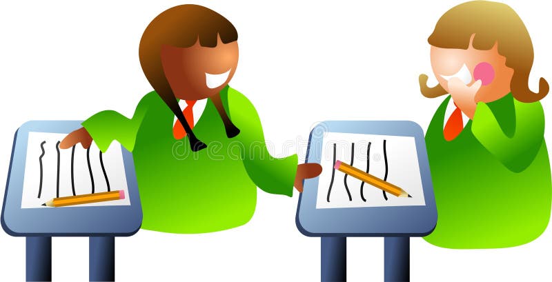 Classroom chat stock illustration. Illustration of learning - 388365