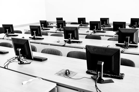 Classroom computer stock photo. Image of learning, monitor - 9515064