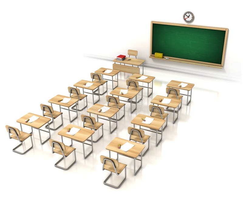 Classroom 3d Stock Illustrations – 6,508 Classroom 3d Stock ...