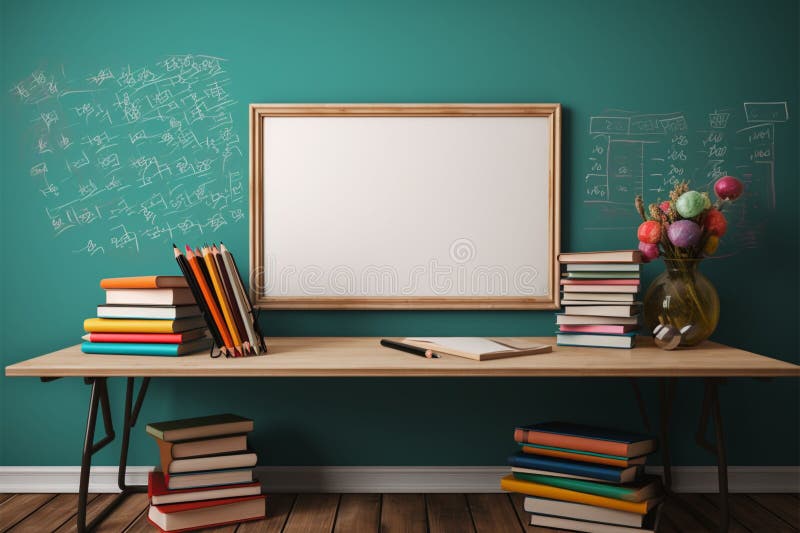 Classroom Decor Includes an Awaiting Photo Frame for Cherished Moments ...