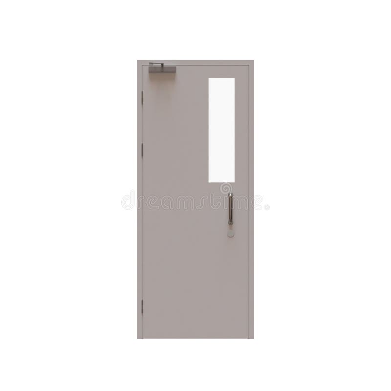 Classroom Door 3D Render Illustration Element 04 Stock Photo ...