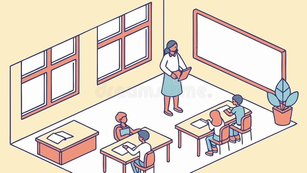 Classroom Education Scene, Learning, School, and Knowledge Pursuit ...