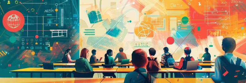 Classroom of the Future Students Learning in a Digital World a Vibrant ...