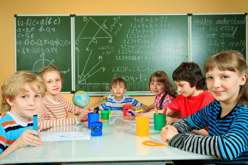 Classroom stock image. Image of caucasian, board, learn - 32631379