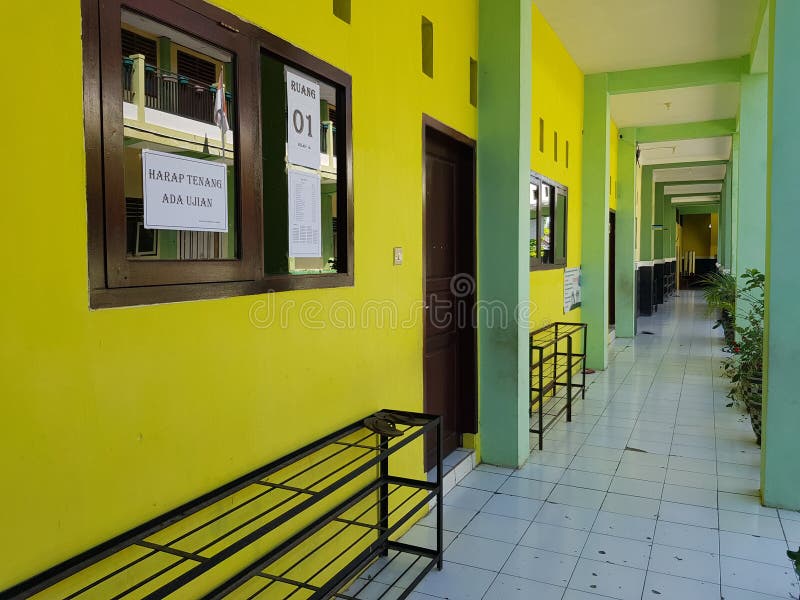 A Classroom Hall in a Primary School Stock Image - Image of hall, class ...