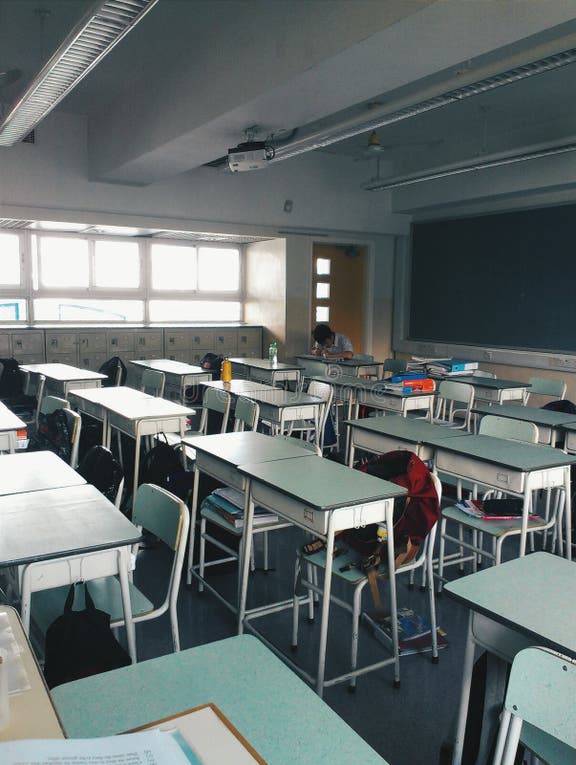 Classroom editorial image. Image of vsco, kong, desks - 44494040