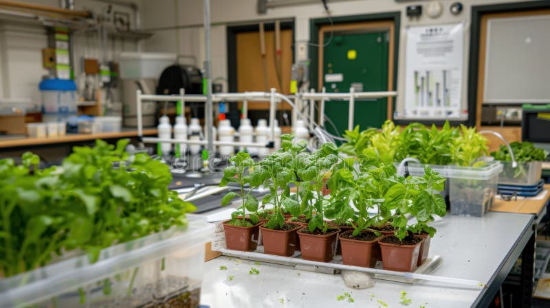 Classroom Hydroponic System Demonstration - Educational Plant Growth ...