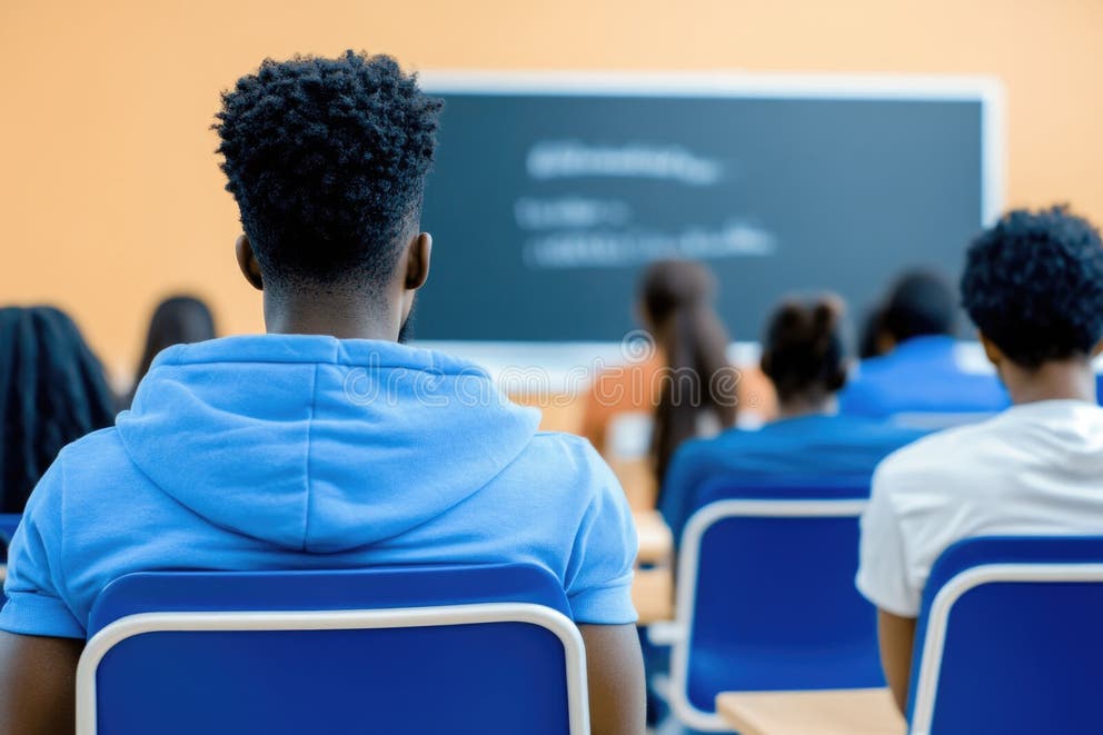 Classroom Learning - Students Focused on Lessons in a Modern ...