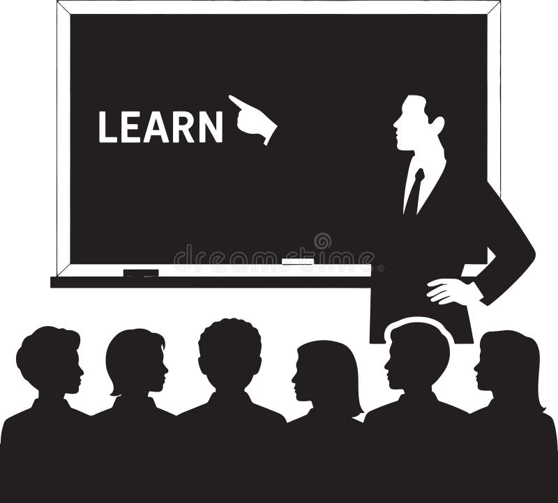 Classroom Learning Vector Illustration for Education, Teaching, and Knowledge Transfer Stock ...