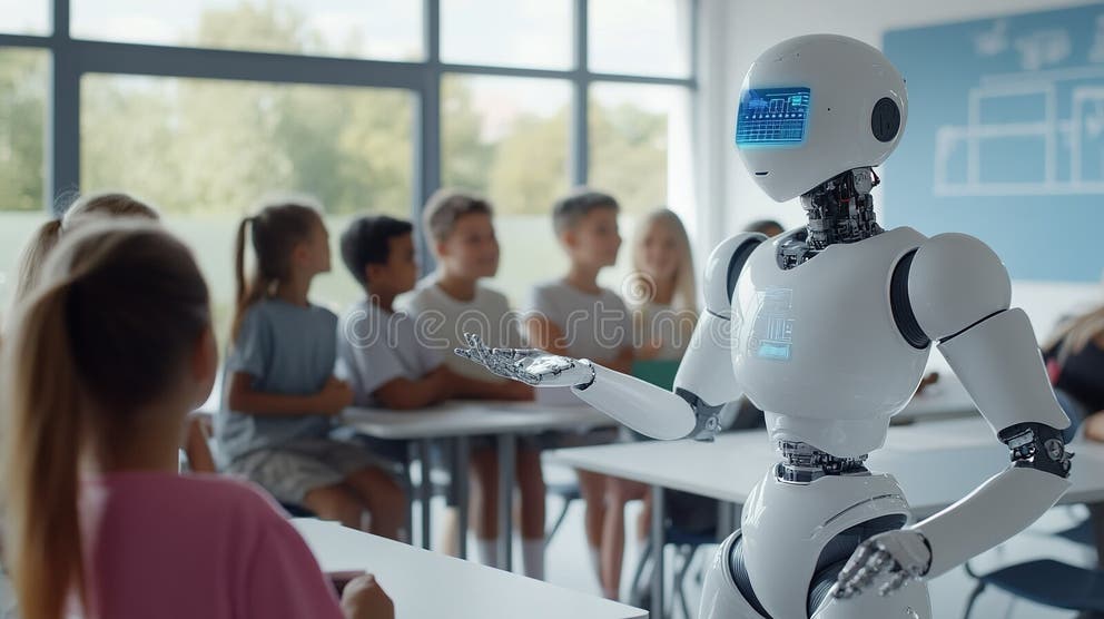 A Classroom Lesson Featuring a Humanoid Robot Teaching Students with ...