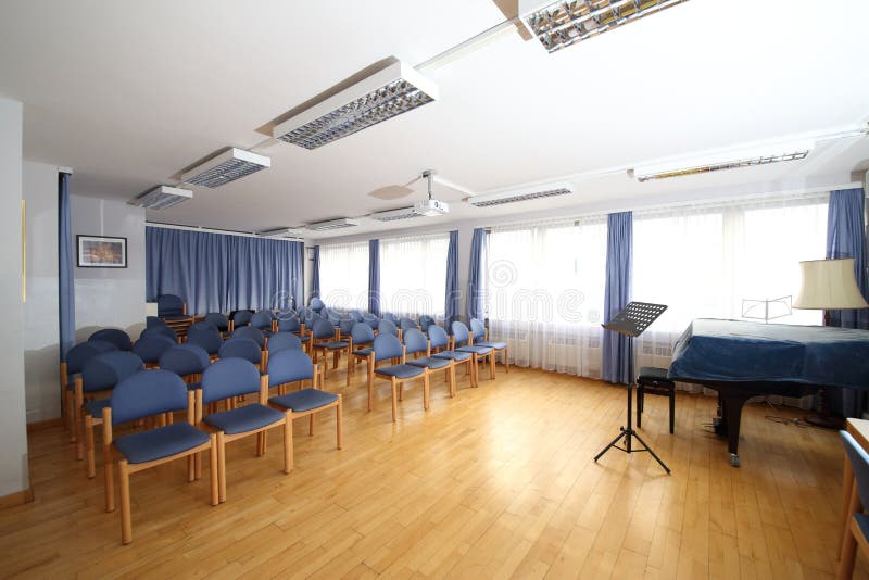 Classroom for Music Instruction Stock Image - Image of shiny, school ...
