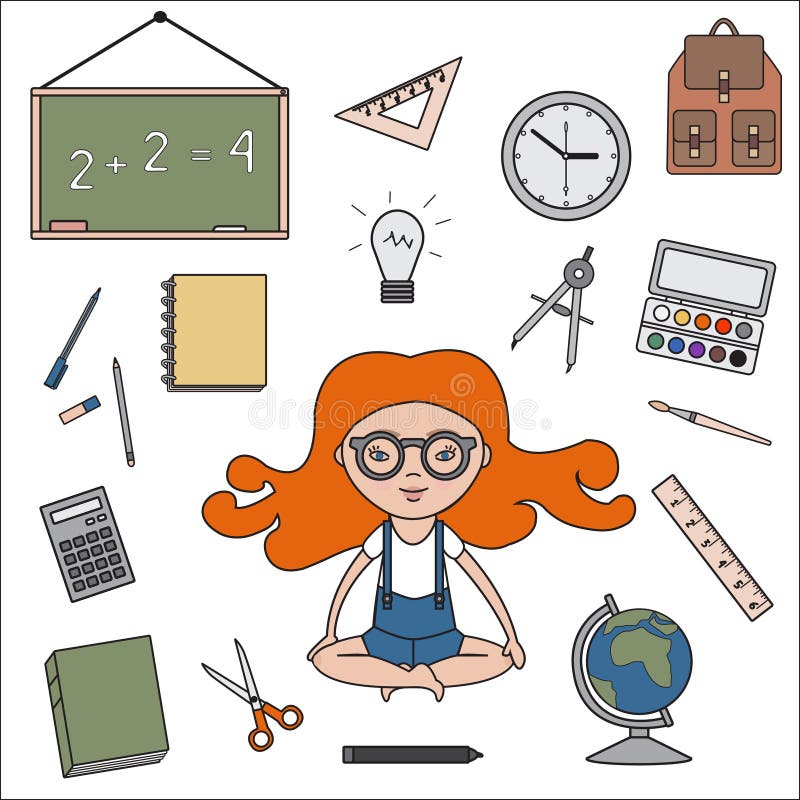 Classroom Objects Stock Illustrations – 8,817 Classroom Objects Stock ...