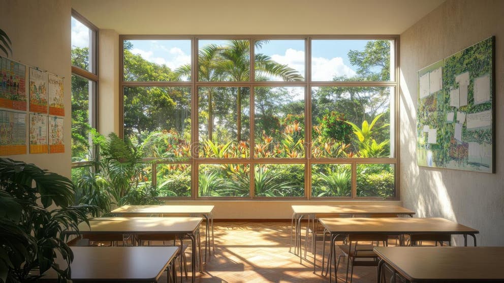 Classroom Overlook Nature, Offers Quiet Study Place and Focus ...