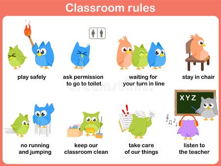 Classroom Rules Stock Illustrations – 670 Classroom Rules Stock ...