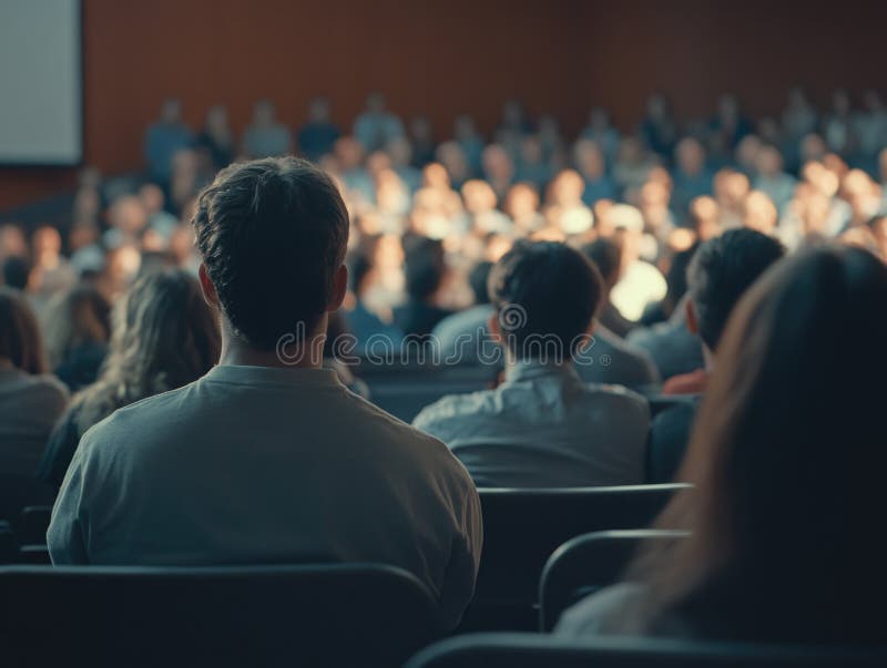 Classroom Scene with Audience Stock Photo - Image of classroom, setting ...