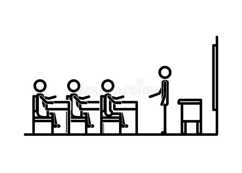 Adult Students Sit Stand Stock Illustrations – 22 Adult Students Sit ...