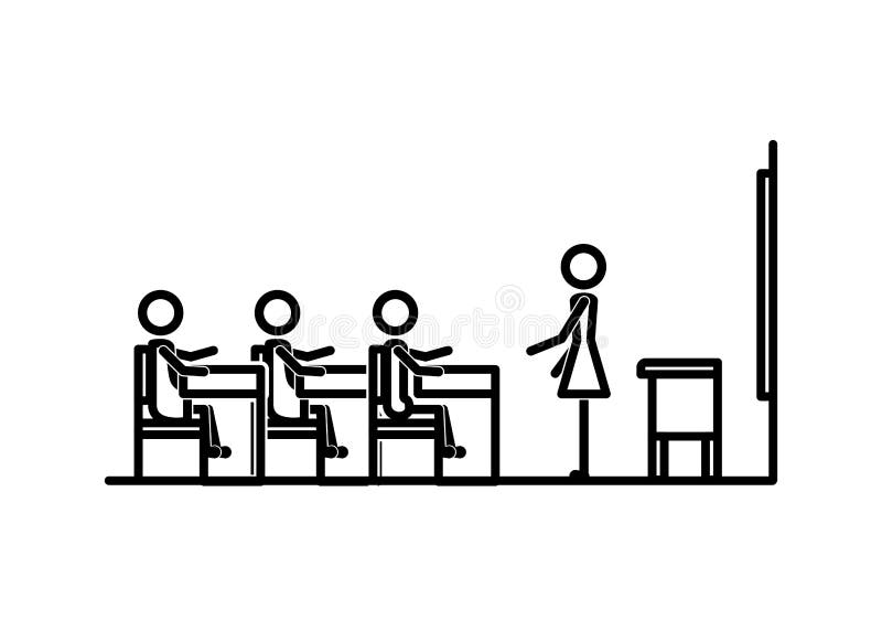 Adult Students Sit Stand Stock Illustrations – 22 Adult Students Sit ...