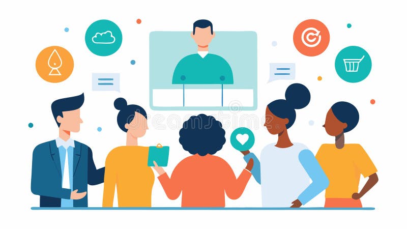 Classroom Setting a Diverse Group of Experts Gathered Around a ...