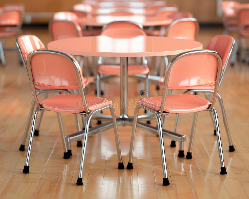 Classroom Setup Student Desks Arranged in a Circle To Foster Active ...