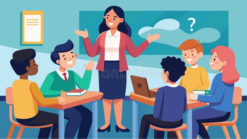In a Classroom Students Engage in a Heated Debate about the Limitations ...