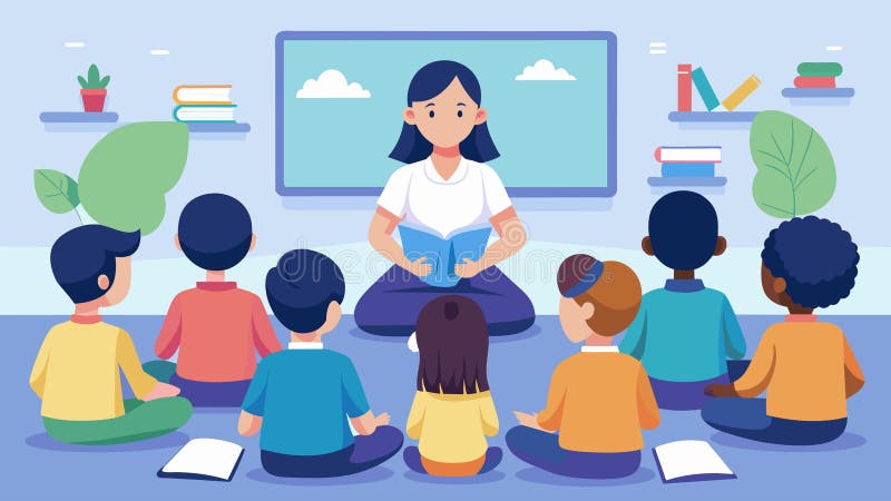 A Classroom of Students Listen Intently As a Teacher Guides Them ...