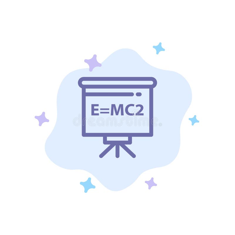 Classroom, Teacher, Board, Education Blue Icon on Abstract Cloud ...