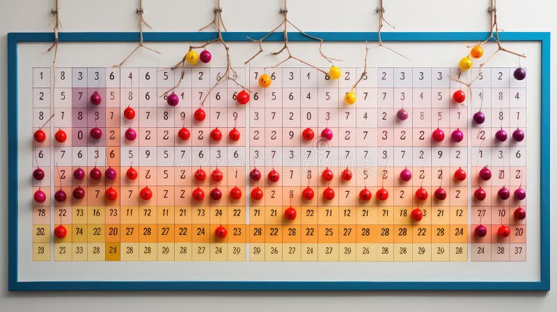 Classroom times table stock illustration. Illustration of learning ...