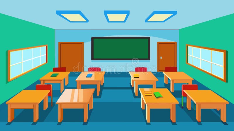 Classroom Vector Art Enhance Educational Content with Vibrant Graphics ...