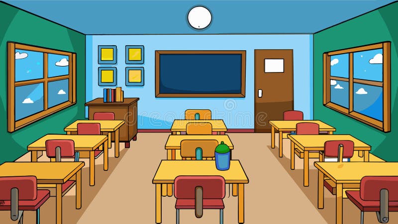 Classroom Vector Art Enhance Educational Content with Vibrant Graphics ...