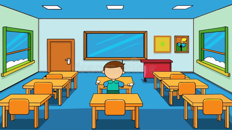 Classroom Vector Art Enhance Educational Content with Vibrant Graphics ...