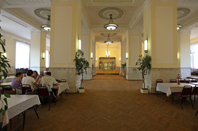 Classy cafe interior editorial image. Image of university - 43347605