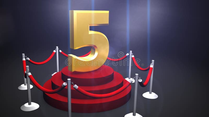 Countdown 3 2 1. Counter. Text Animation Effect. 4K Video Stock Video ...