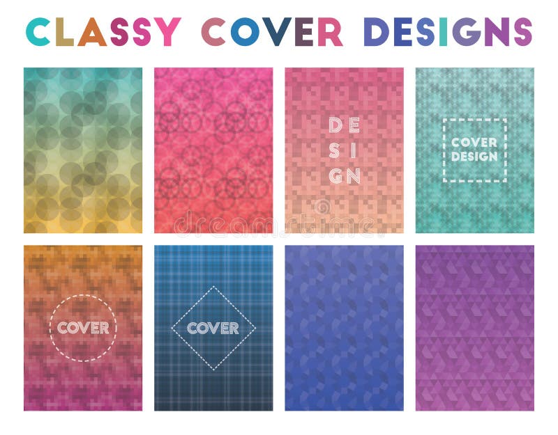 Authentic Cover Page Layouts. Stock Vector - Illustration of authentic ...