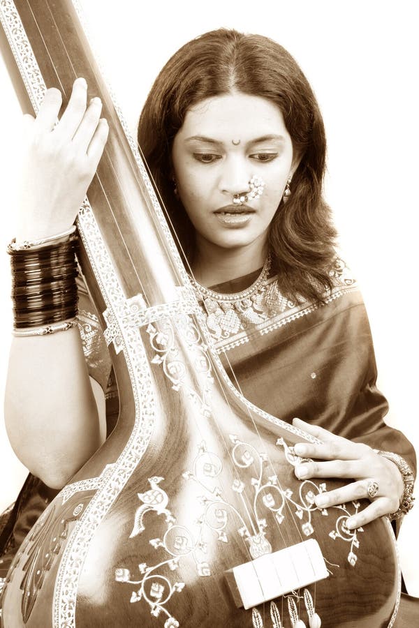 Indian Classical Singer stock photo. Image of artist, lady - 7939832